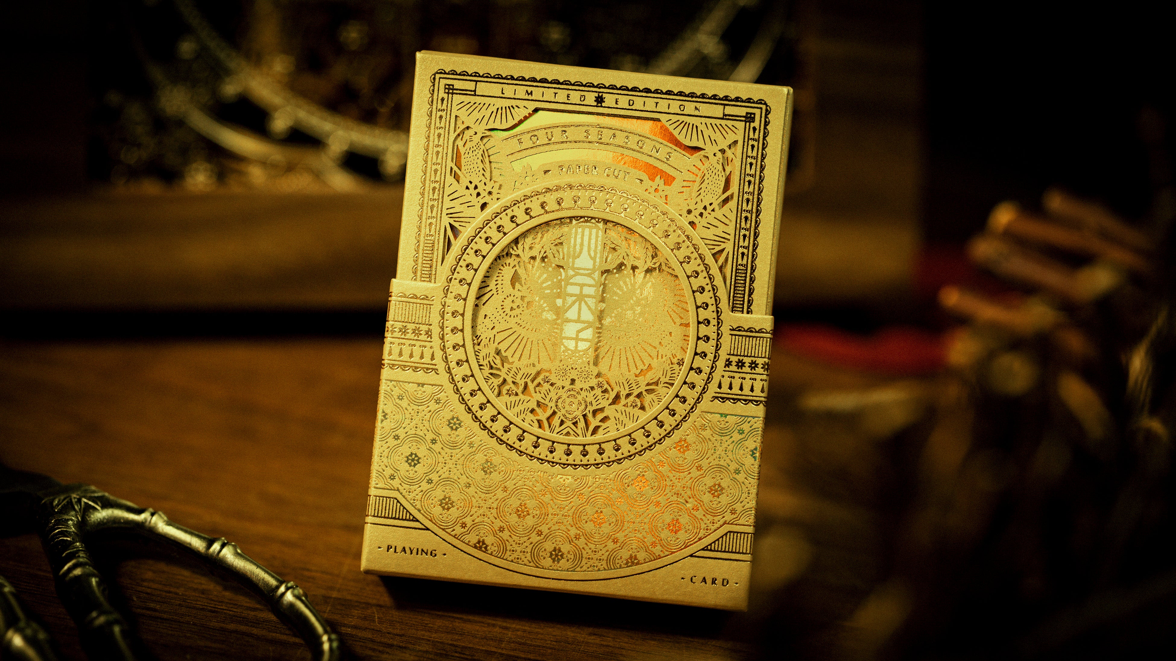 The Four Seasons Wooden Boxset - Ark Playing Cards – Rare Playing Cards