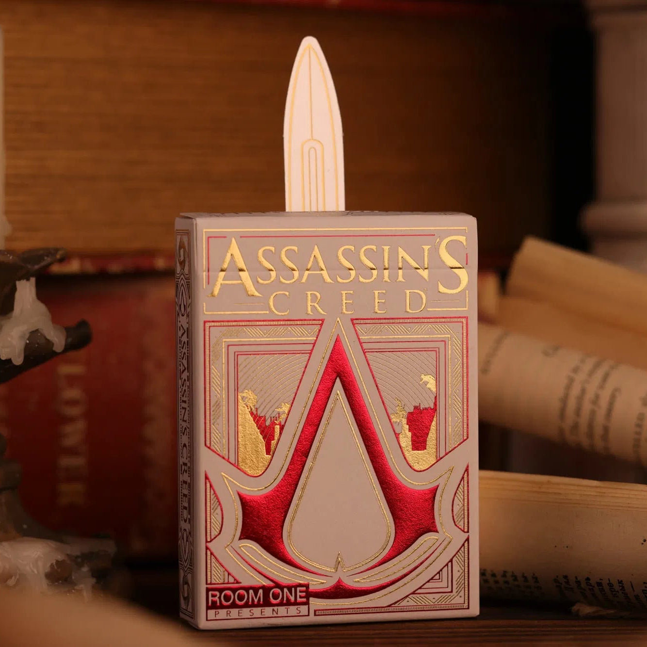 Assassin's Creed White Hidden Blade Legacy Playing Cards – Rare Playing ...