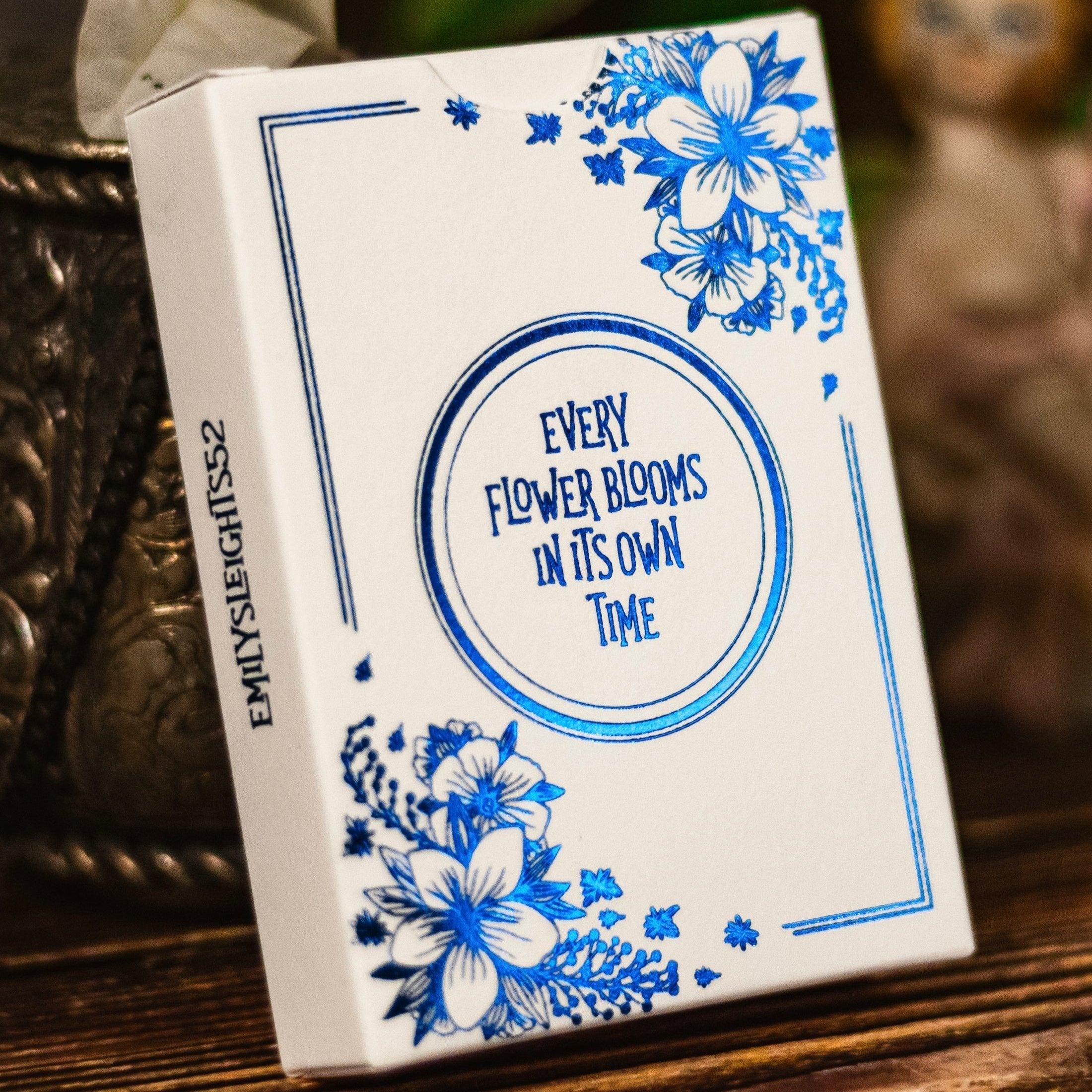 Bloom Sapphire Playing Cards – Rare Playing Cards