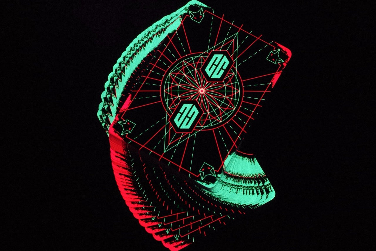 Chris Cards Glow V2 playing cards – Rare Playing Cards