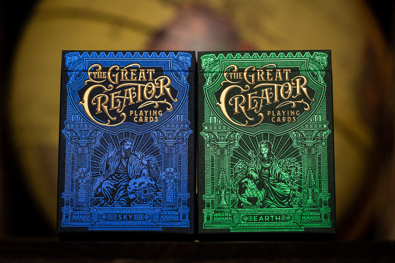 The Great Creator Playing Cards by Riffle Shuffle – Rare Playing Cards