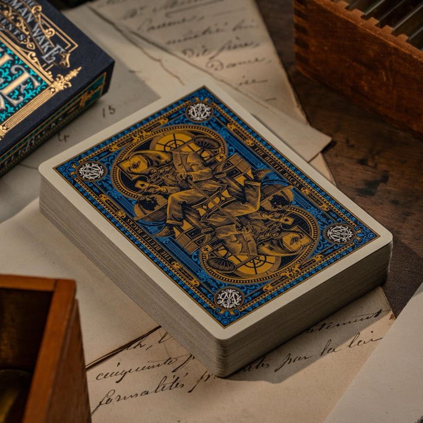 The Beetle Backs Cobalt Edition Playing Cards – Rare Playing Cards