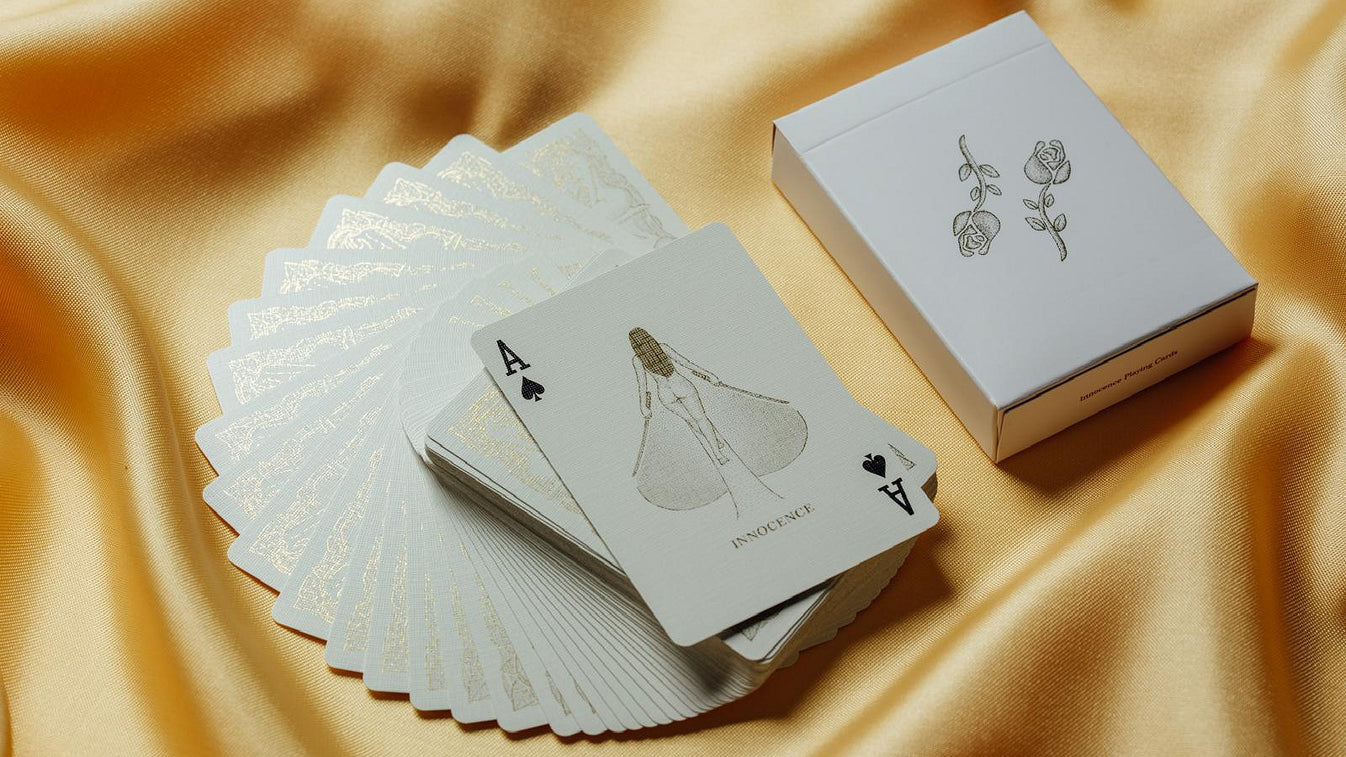 Innocence Playing Cards Gold Foil Edition – Rare Playing Cards