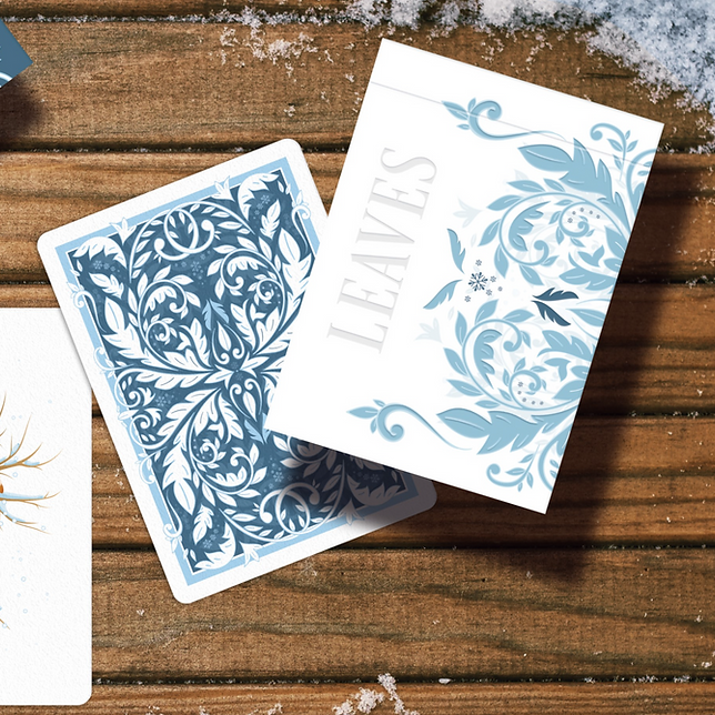 Leaves Winter Playing Cards - Collector's Edition – Rare Playing Cards