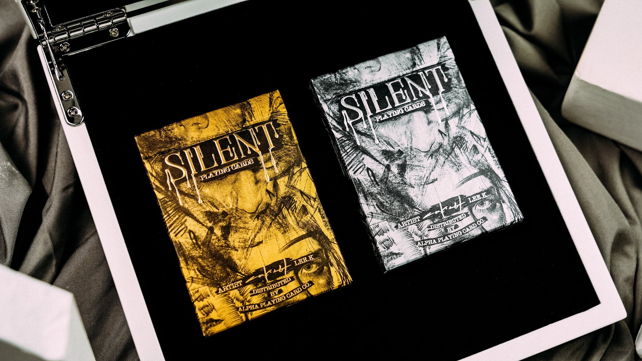 Silent Playing Cards - Deluxe Lacquer Collector's Box Set – Rare ...
