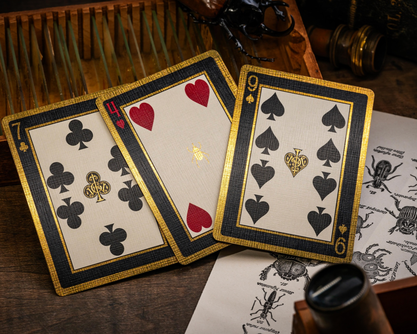 THE BEETLE BACKS PLAYING CARDS – Rare Playing Cards
