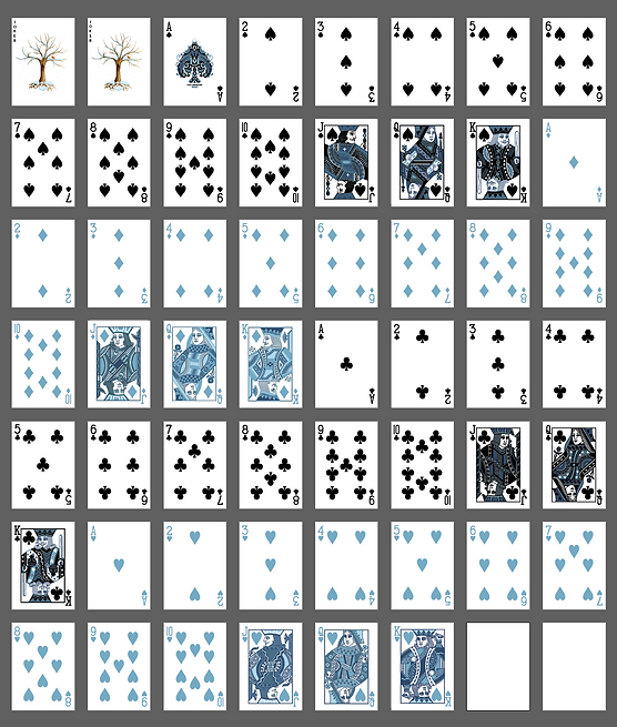 Leaves Winter Playing Cards - Collector's Edition – Rare Playing Cards