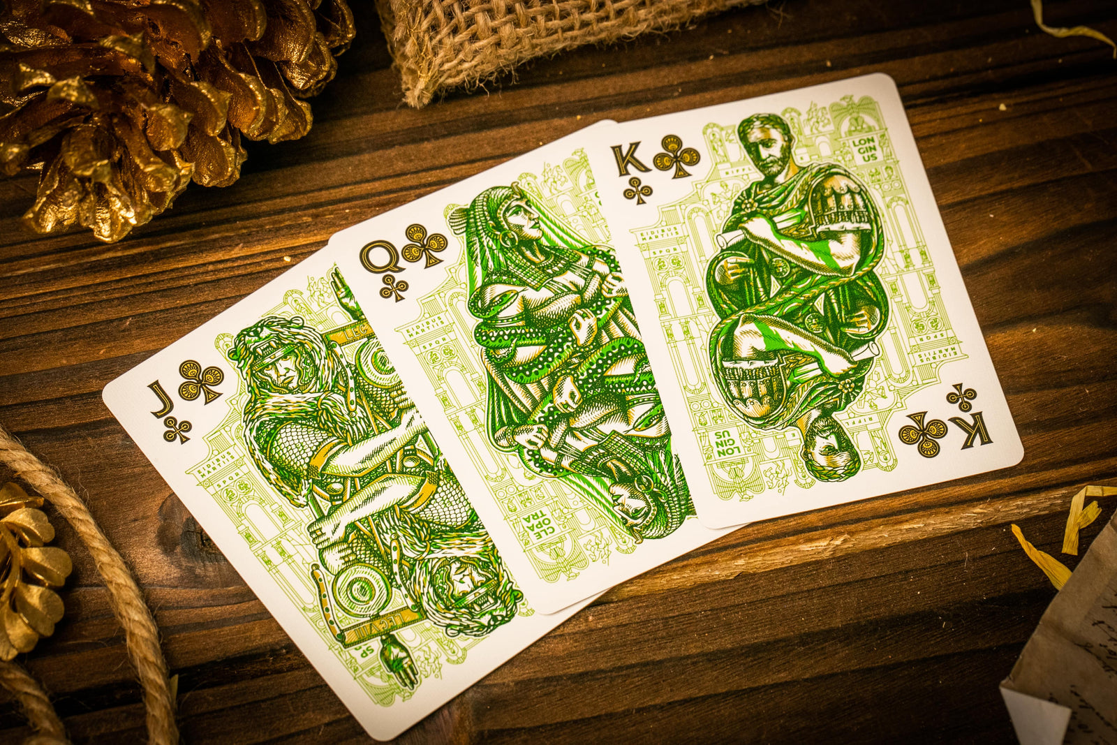 Caesar Playing Cards - Green Edition – Rare Playing Cards