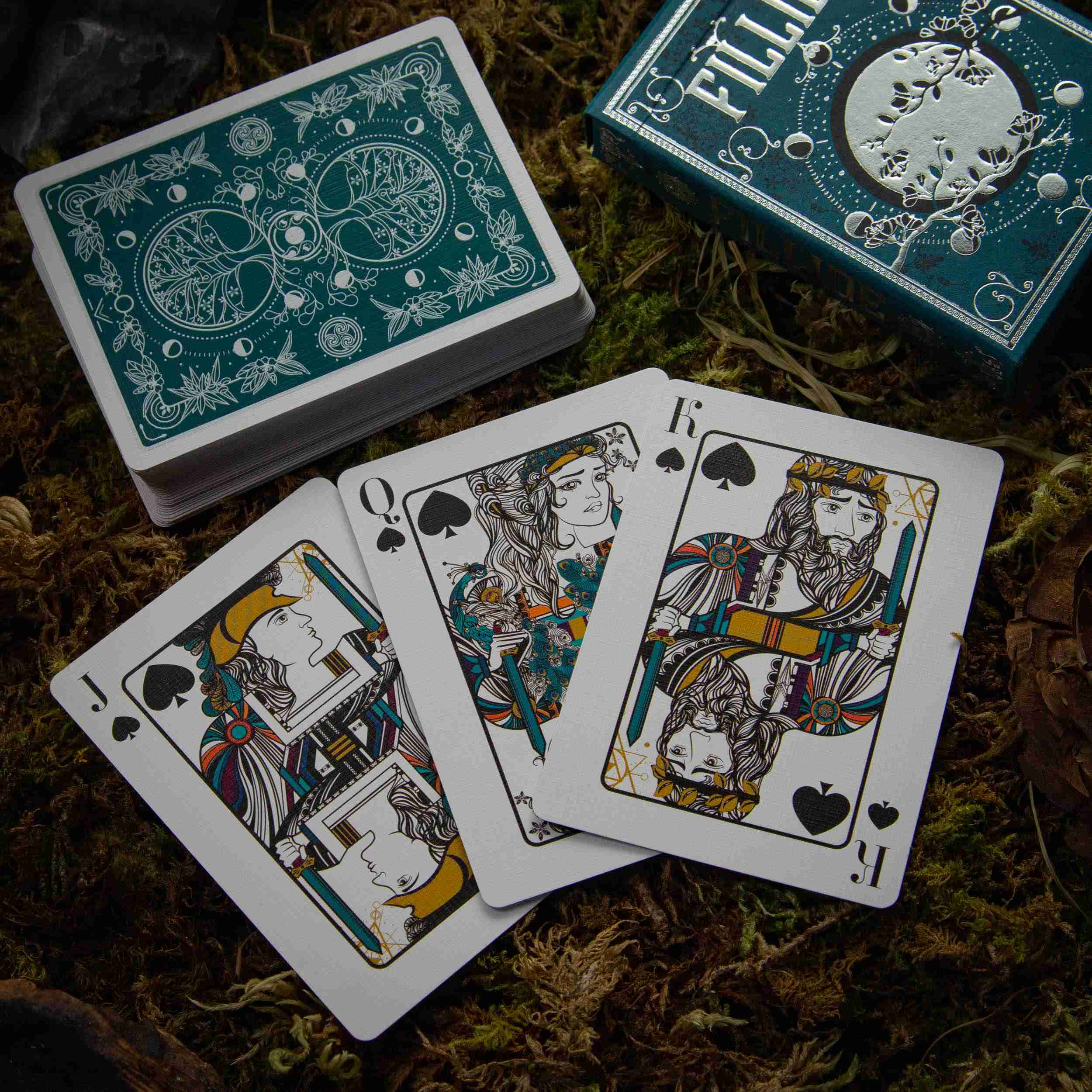Fillide Acqua V2 Playing Cards by Jocu – Rare Playing Cards