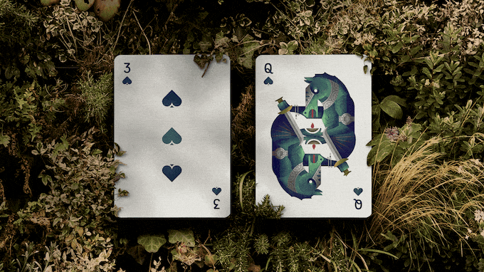 Forbidden Forest Playing Cards by Humble Raja & Art of Play – Rare ...