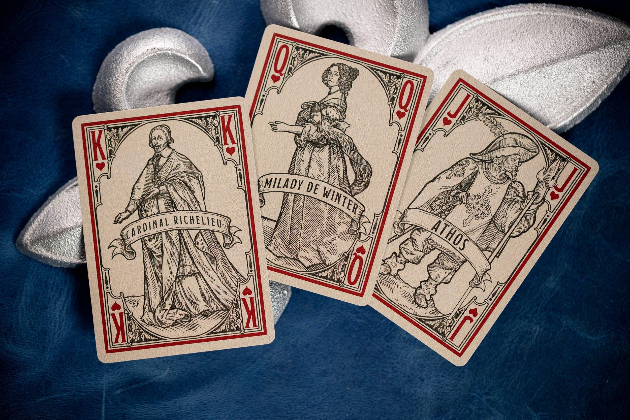 3 Musketeer Playing Cards by Kings Wild Project – RarePlayingCards.com