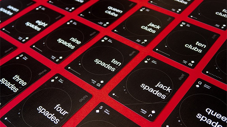Grid Series 2 - Typographic Playing Cards – Rare Playing Cards