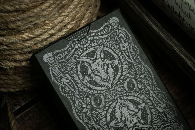 666 Emerald Hellfire Playing Cards Green by Riffle Shuffle – Rare ...