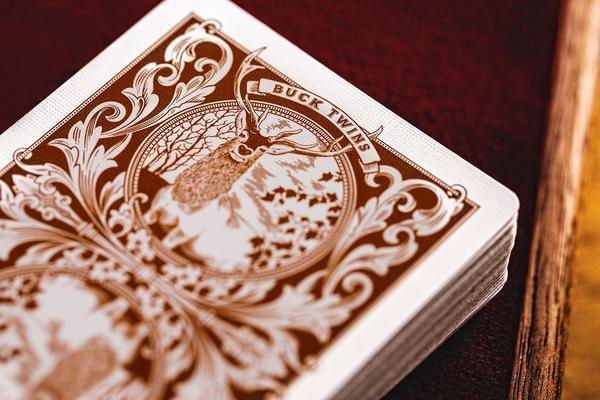 Antler Tobacco Brown Playing Cards – Rare Playing Cards