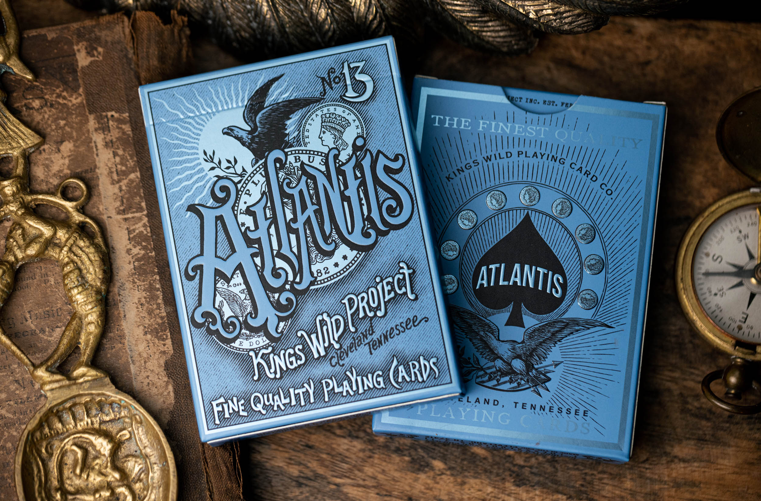 Atlantis Playing Cards by Kings Wild Project – Rare Playing Cards
