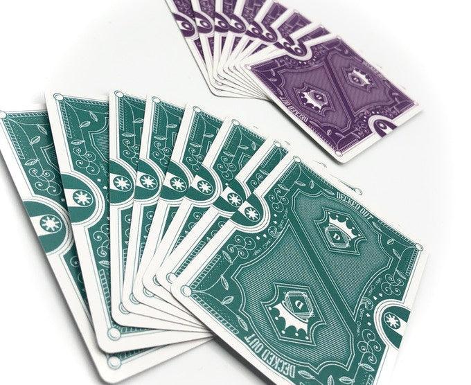Benchmark Playing Cards Teal by USPCC playing Cards – Rare Playing Cards