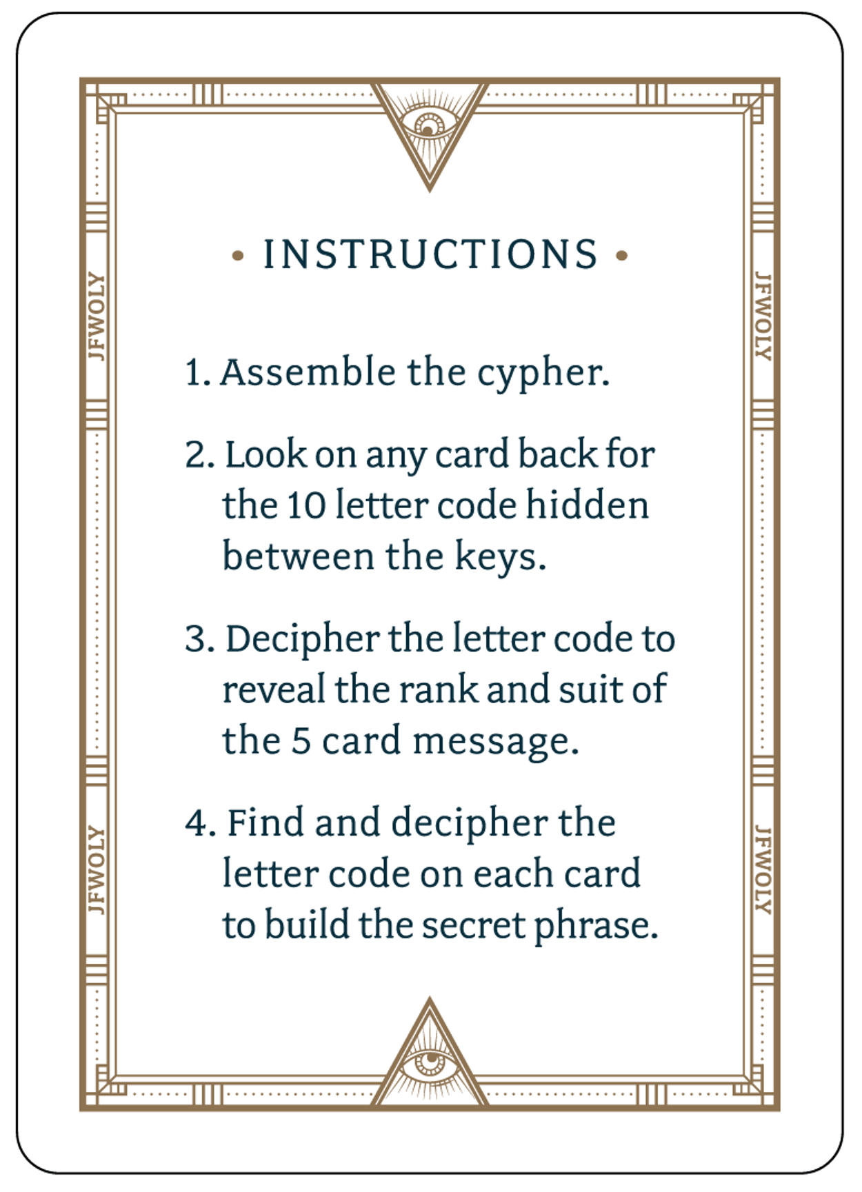 Bicycle Cypher Playing Cards by USPCC – Rare Playing Cards