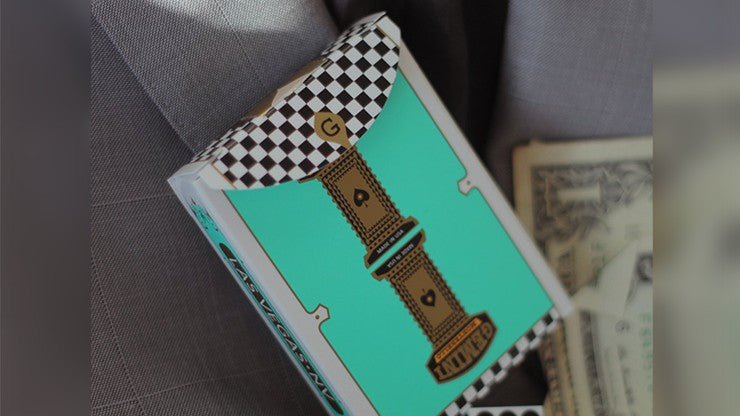 Gemini Casino Turquoise Playing Cards – Rare Playing Cards