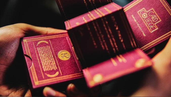 Card College Luxury Acrylic Box Set – Rare Playing Cards