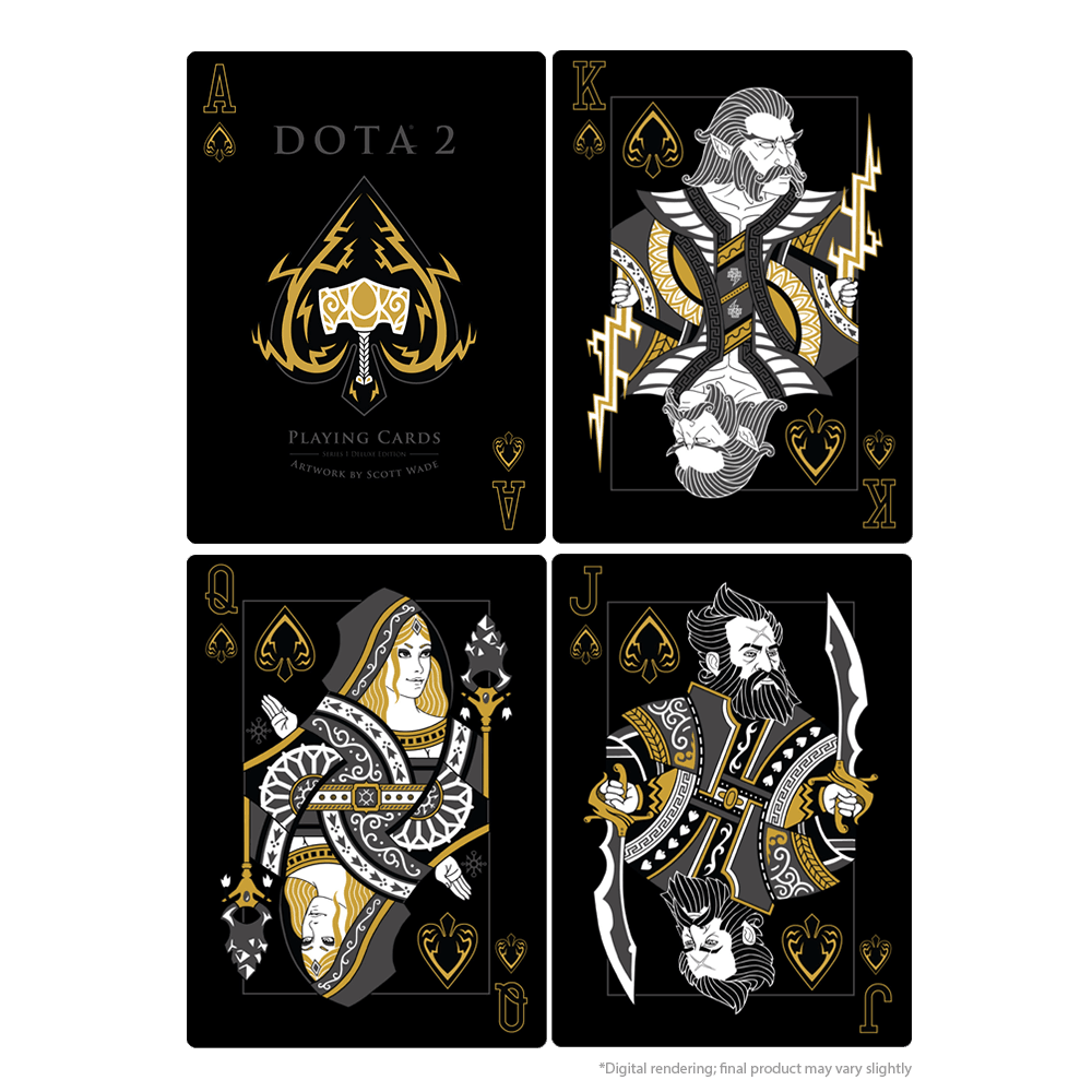 DOTA 2 Deluxe Playing Cards – Rare Playing Cards