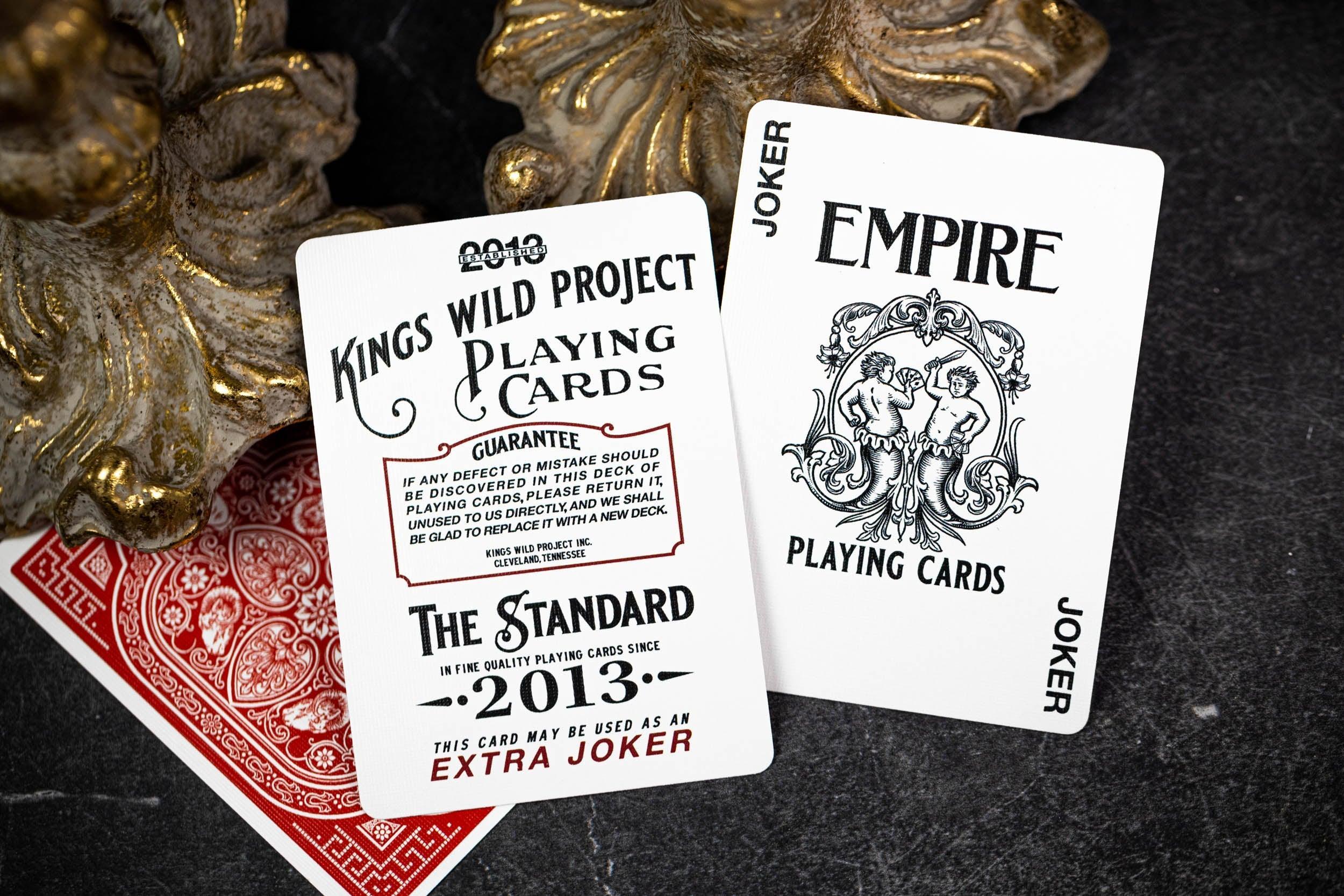 Empire Playing Cards by Kings Wild Project - Limited Edition – Rare ...