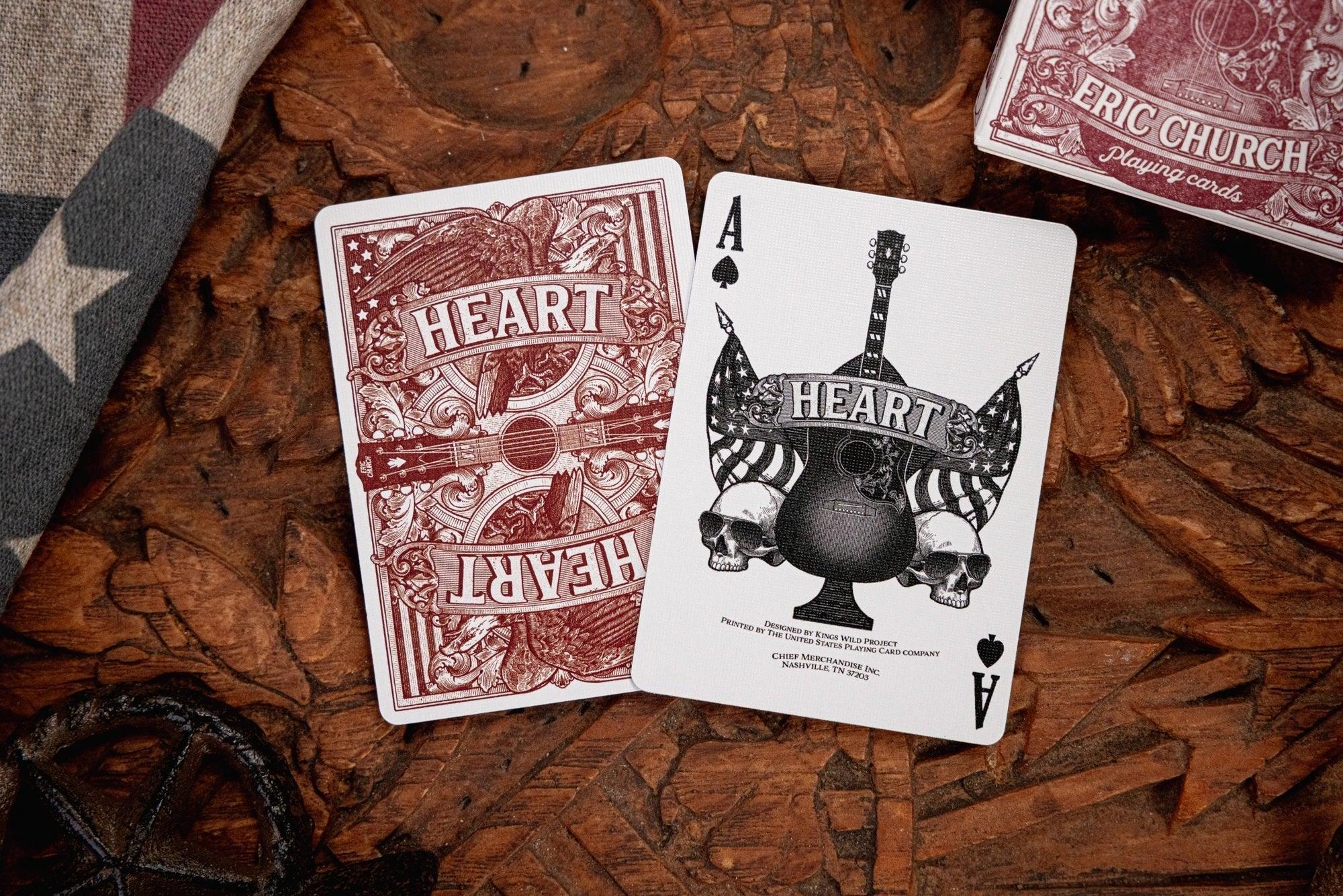 Eric Church Playing Cards - Heart – RarePlayingCards.com