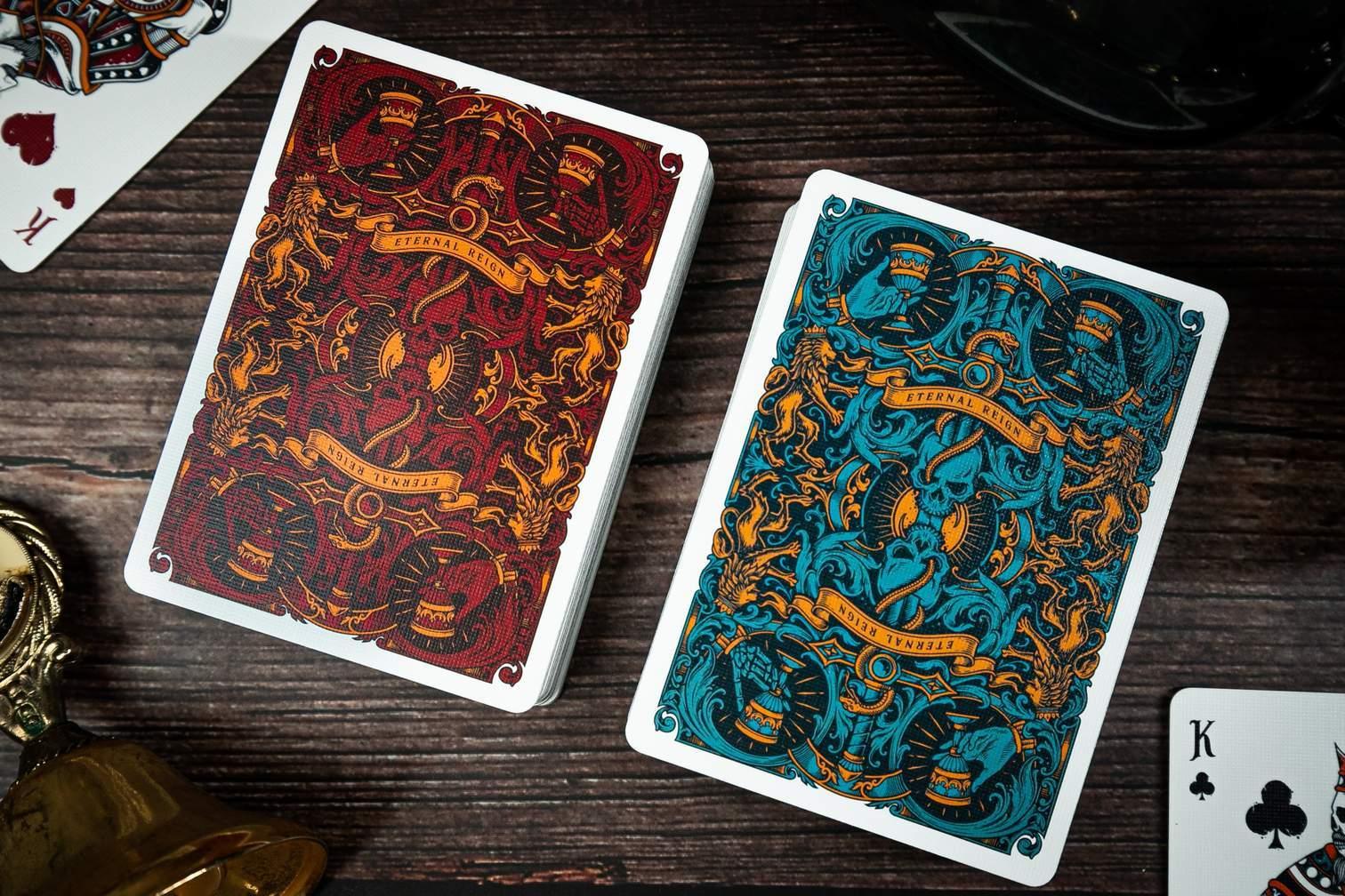 Eternal Reign Ruby Empire Playing Cards by Riffle Shuffle – Rare ...