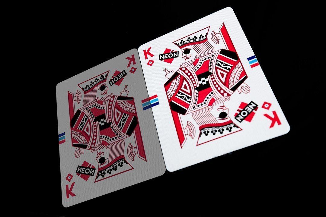 Hyper Neon Playing Cards by Riffle Shuffle – Rare Playing Cards
