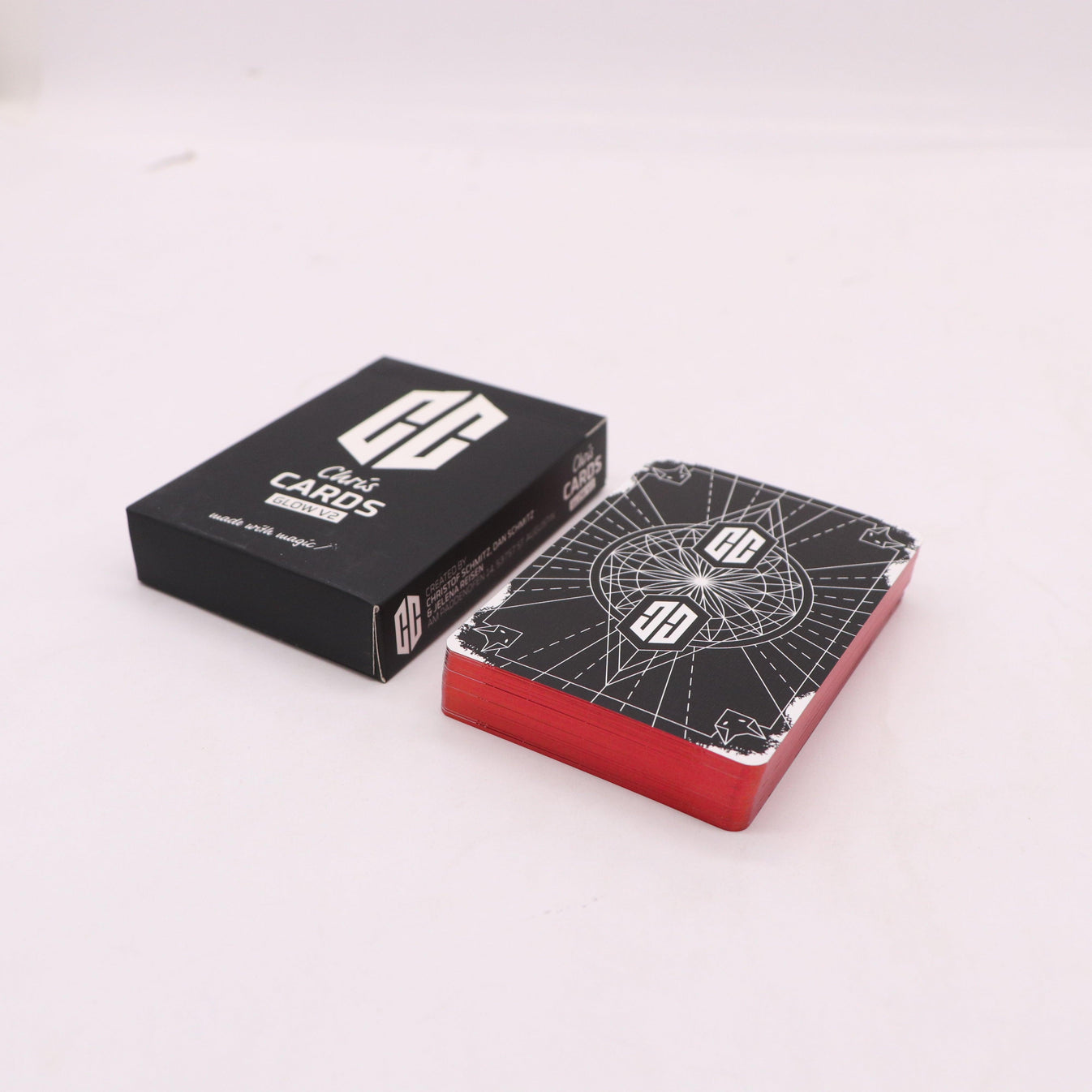 Chris Cards Gilded Red Playing Cards - Rare Playing Cards
