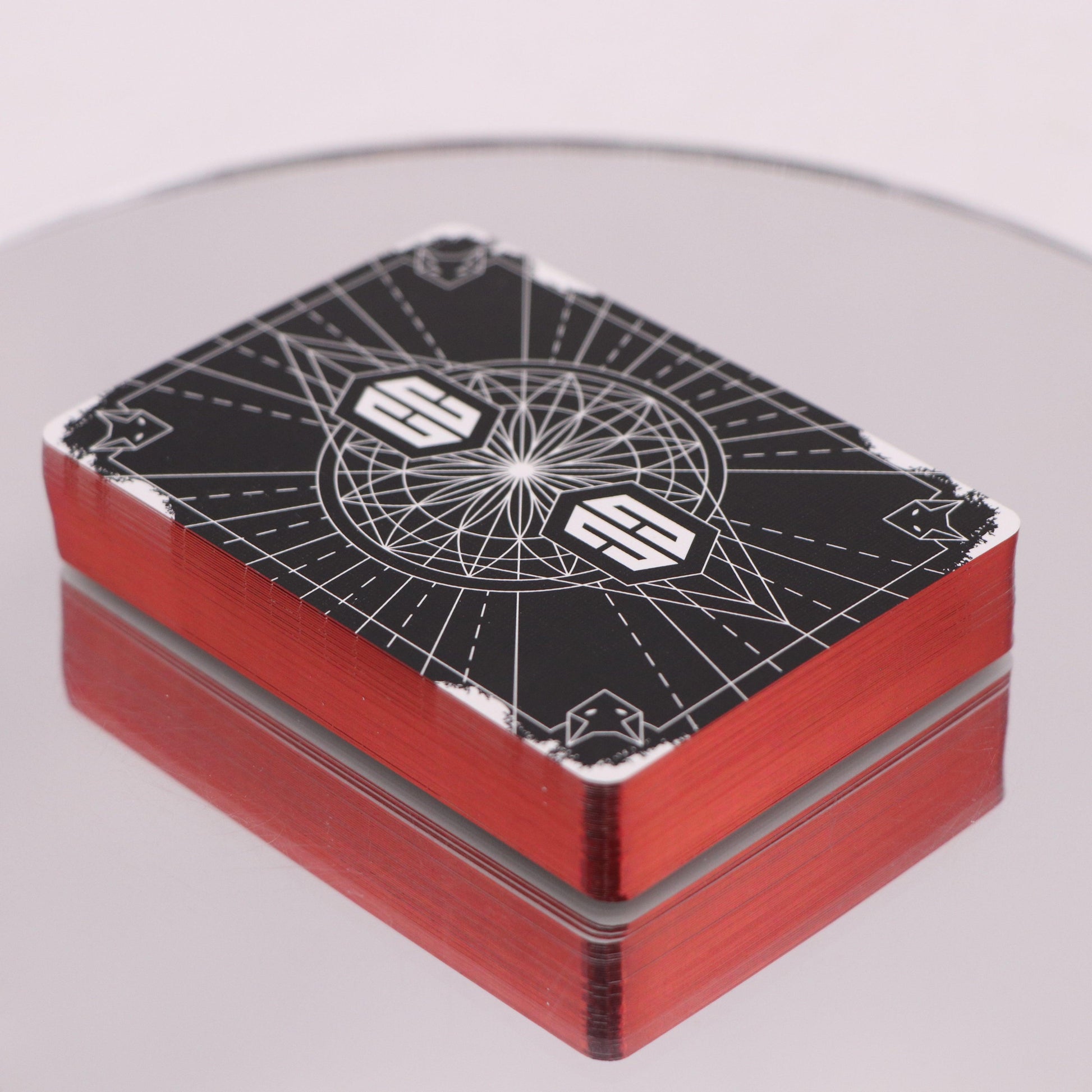 Chris Cards Gilded Red Playing Cards - Rare Playing Cards