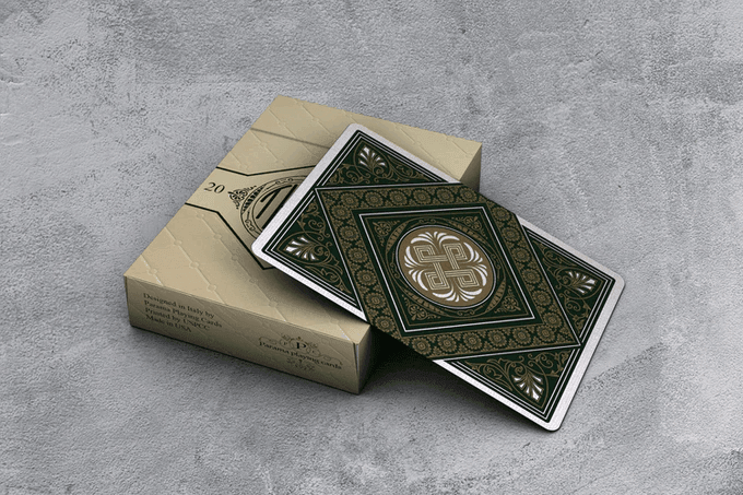 Limited Edition Theos Playing Cards (Green) – Rare Playing Cards