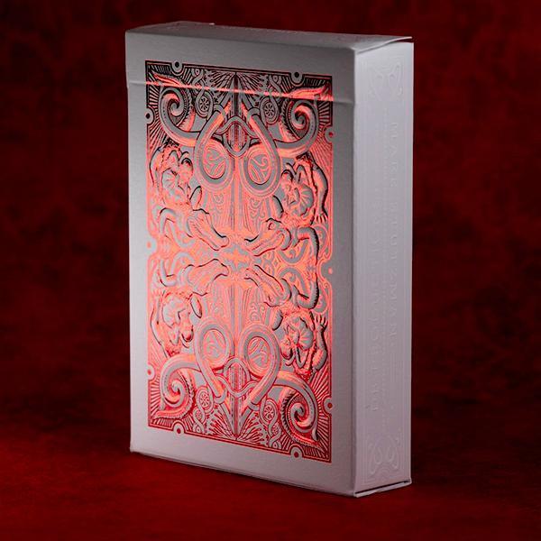 Red Metallic Gatorbacks Playing Cards – Rare Playing Cards