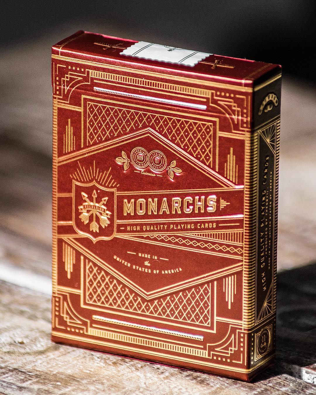 Red Monarchs-RarePlayingCards.com – Rare Playing Cards