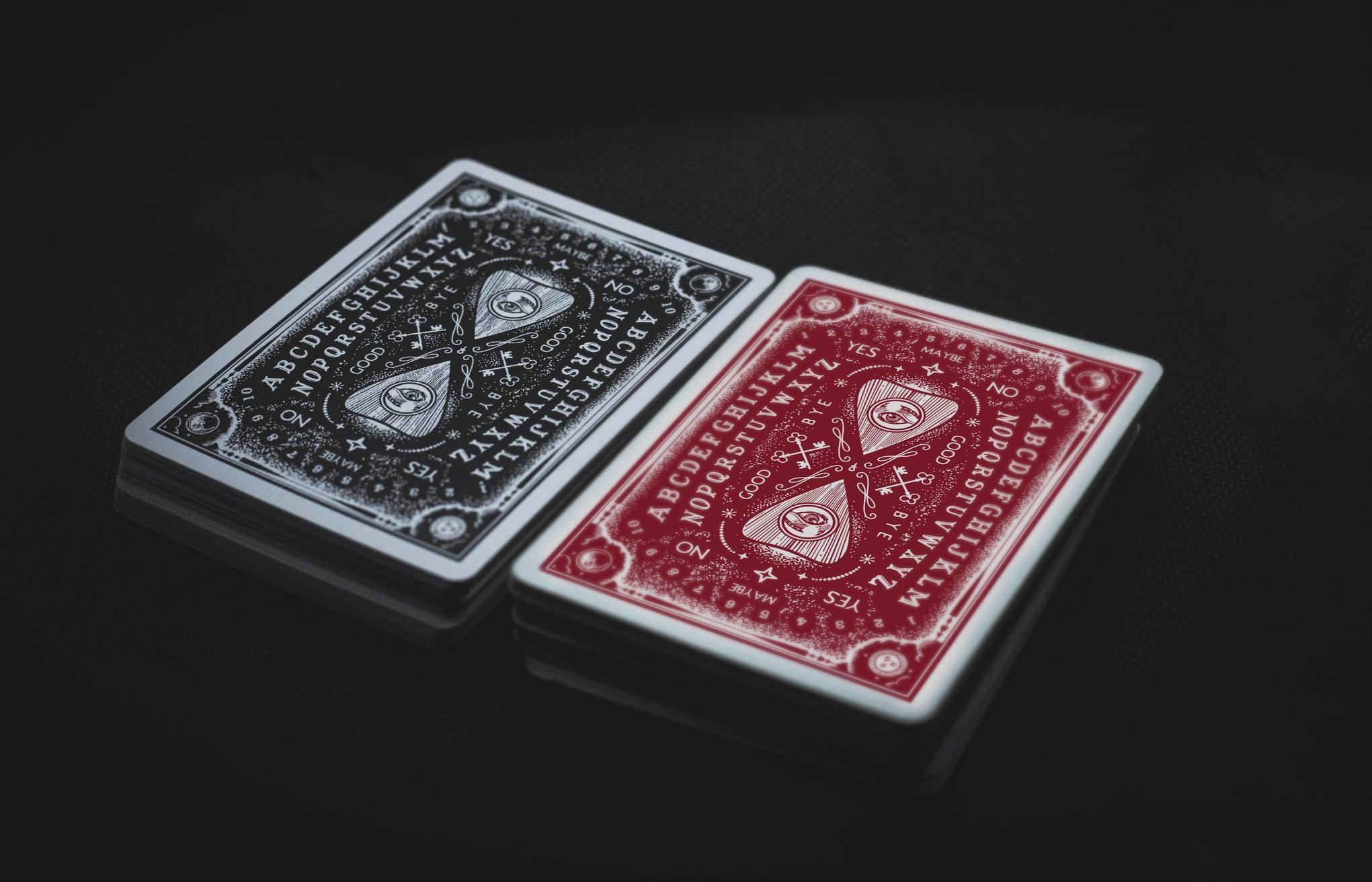 Resurrected Playing Cards - Blood Red Edition – Rare Playing Cards