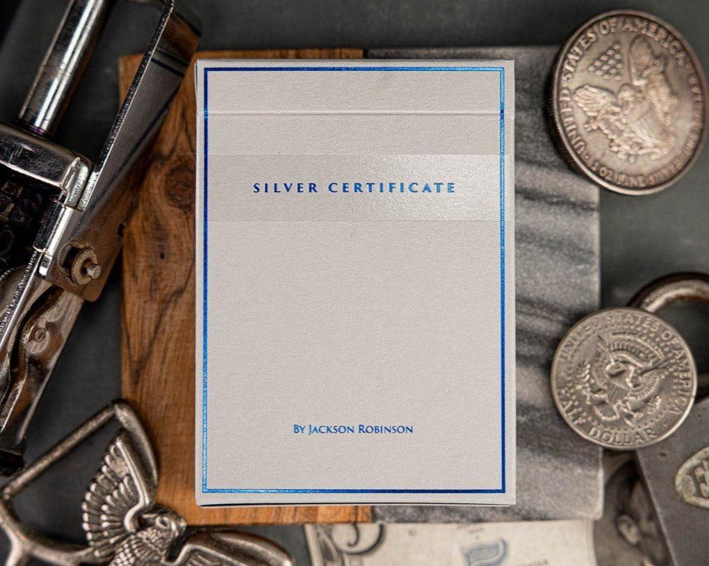 Silver Certificate - Foiled Edition – Rare Playing Cards