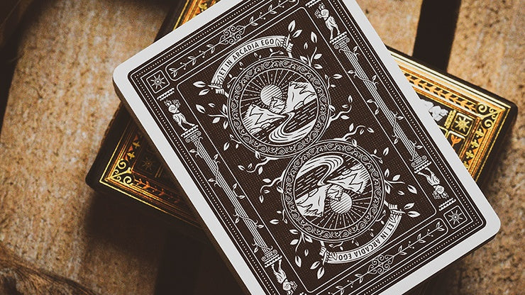 The Arcadia Signature Edition Playing Cards - Brown – Rare Playing Cards