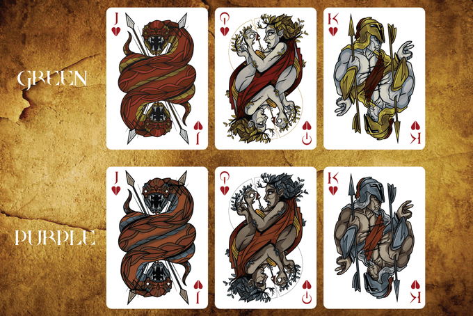 Limited Edition Theos Playing Cards (Green) – Rare Playing Cards