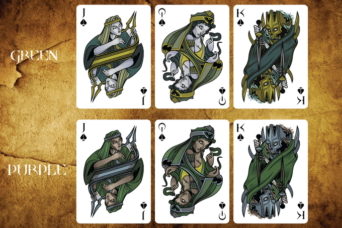 Limited Edition Theos Playing Cards (Green) – Rare Playing Cards