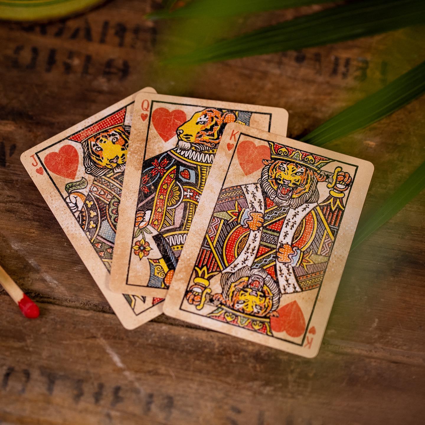Limited Edition Tiger V2 - Matchbox Playing Cards by Kings Wild Projec ...
