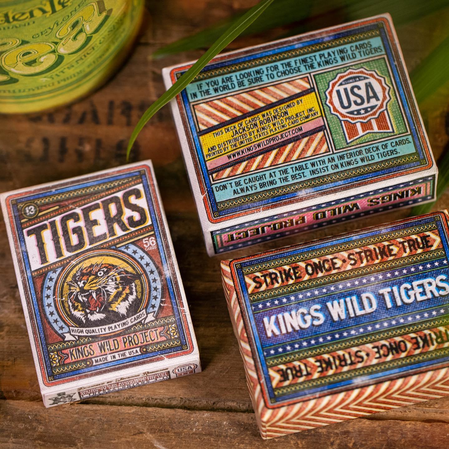 Limited Edition Tiger V2 - Matchbox Playing Cards by Kings Wild Projec ...