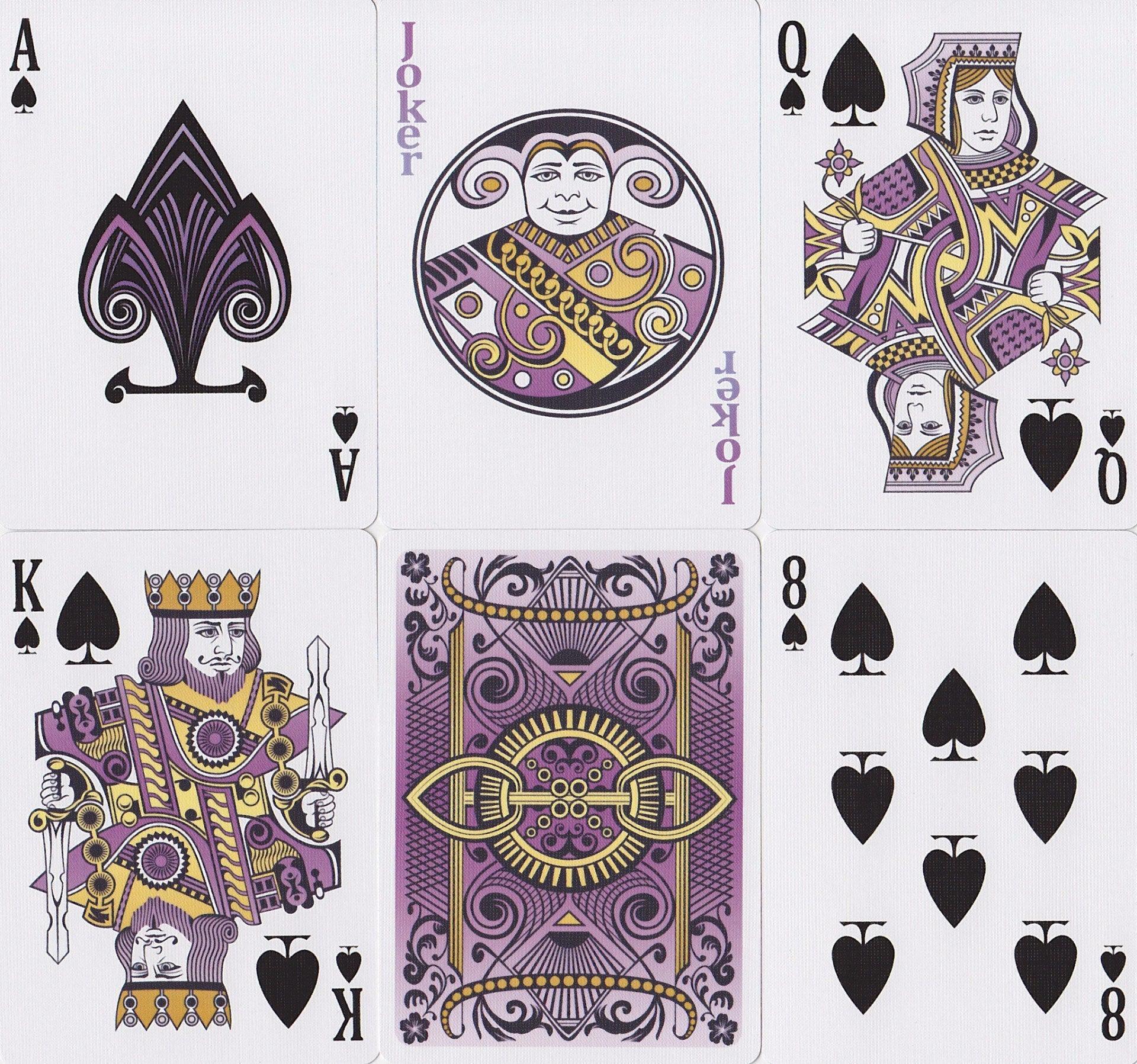 Bicycle® Viola-RarePlayingCards.com – Rare Playing Cards