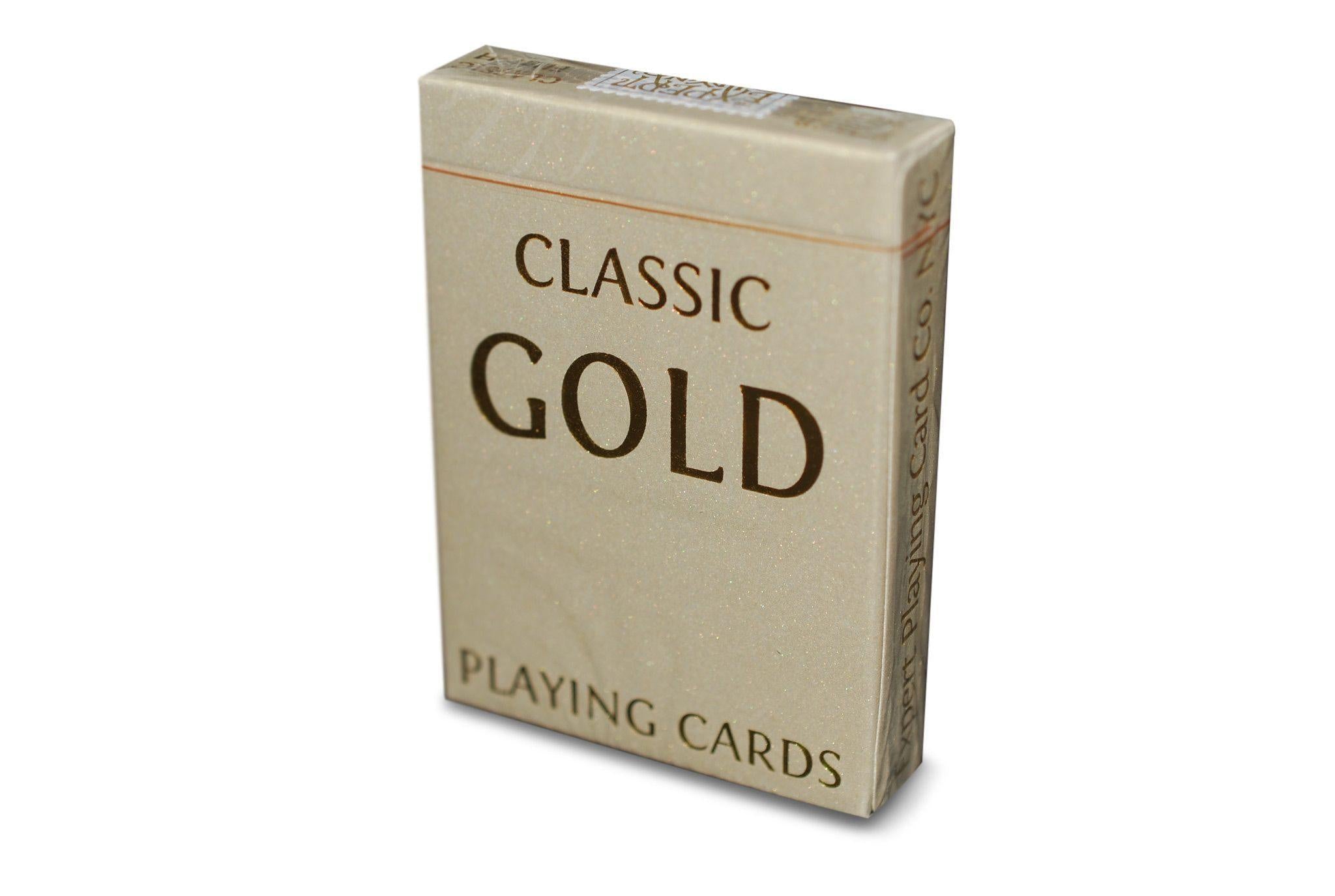 Classic Gold Playing Cards - RarePlayingCards.com – Rare Playing Cards