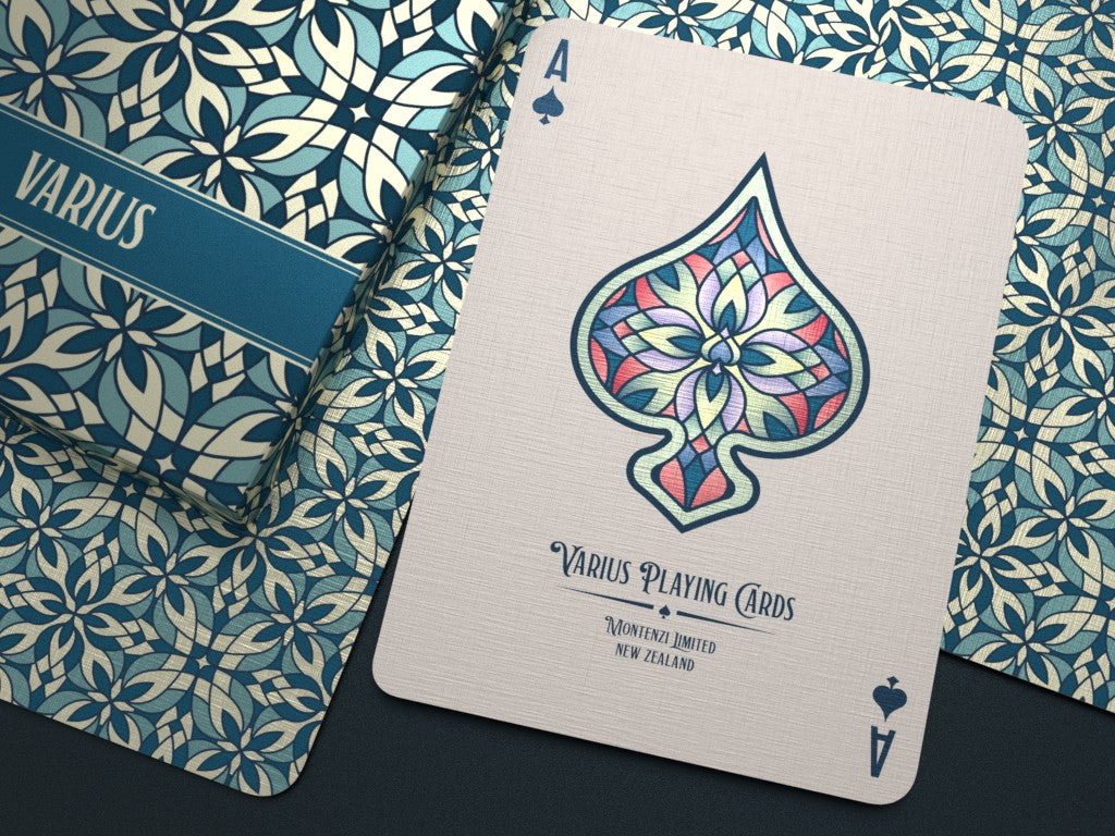 Varius Playing Cards - Limited Edition Teal – Rare Playing Cards