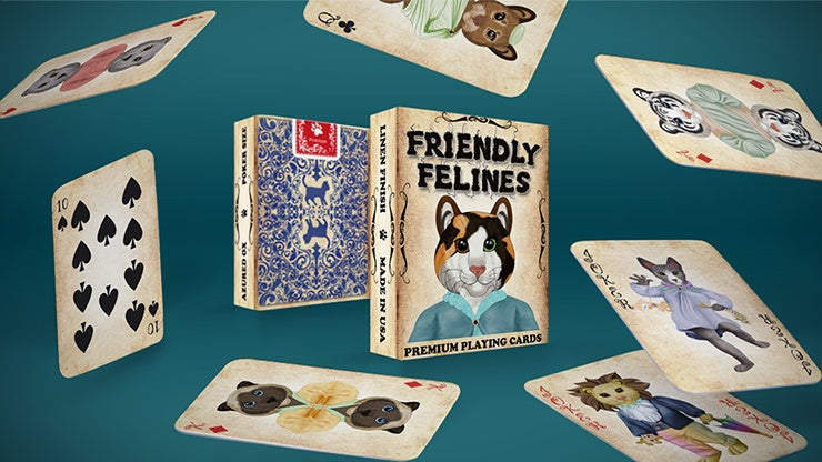 Friendly Feline Playing Cards – Rare Playing Cards
