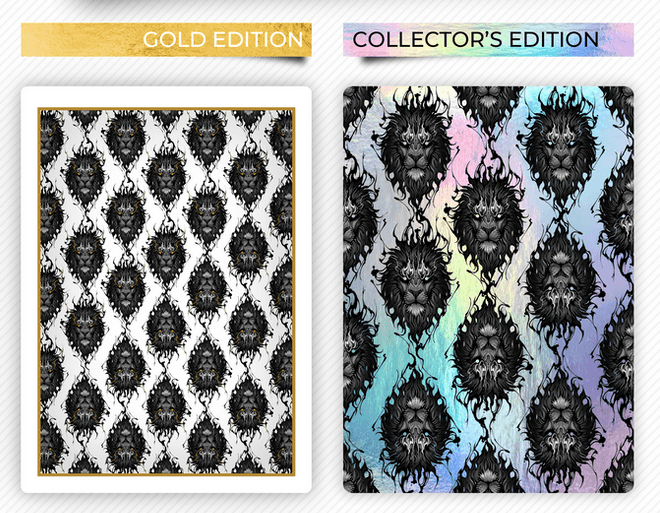 Ink Beast Gilded Collectors Edition Playing Cards by Curio – Rare ...