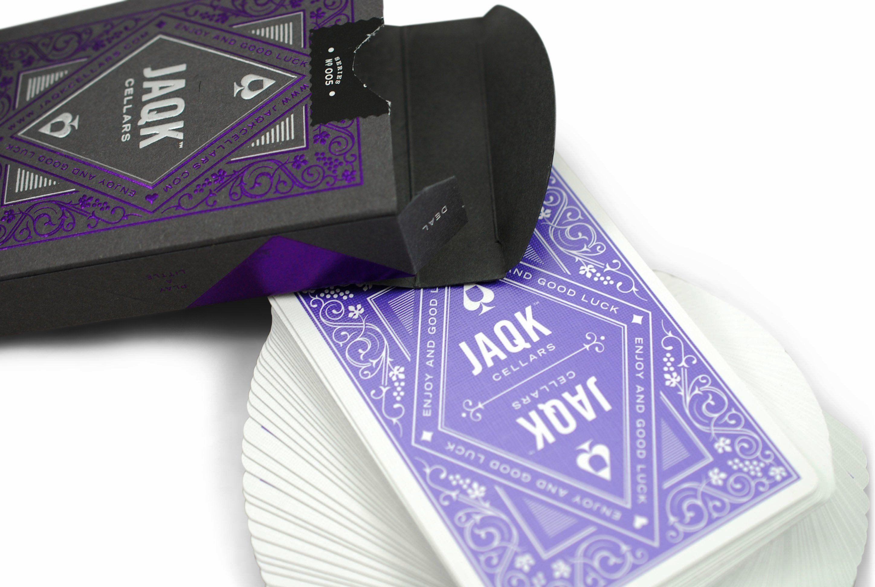 JAQK Amethyst-RarePlayingCards.com – Rare Playing Cards