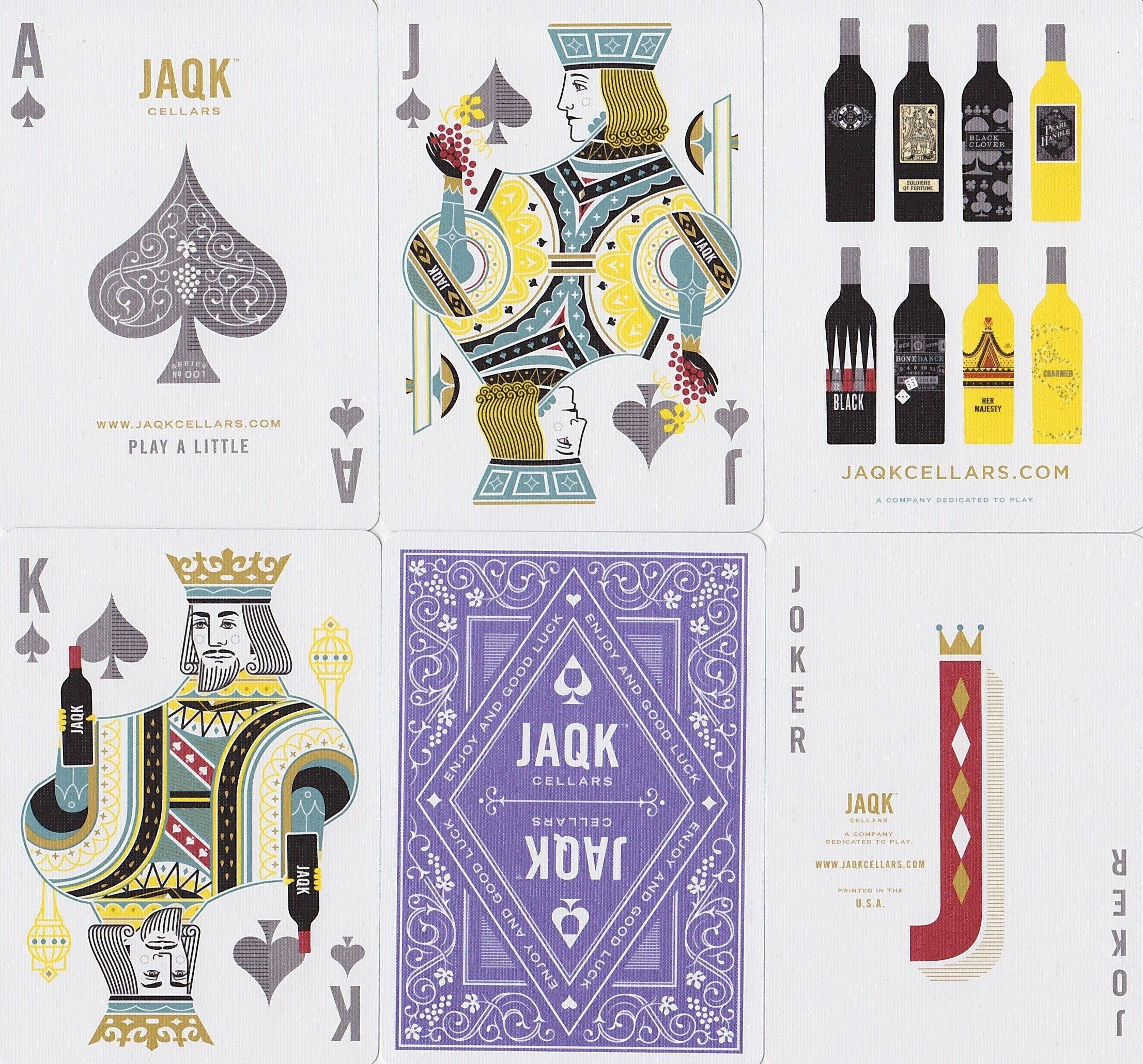 JAQK Amethyst-RarePlayingCards.com – Rare Playing Cards