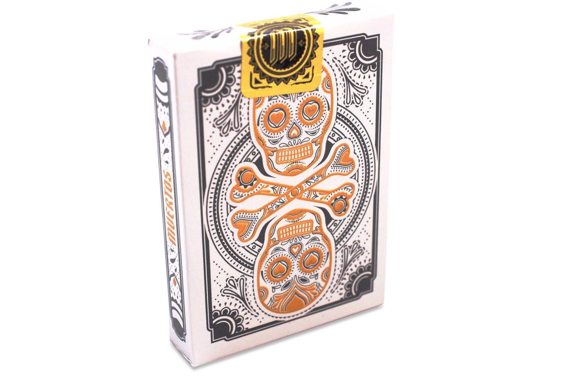 Muertos Mourning Gold-RarePlayingCards.com – Rare Playing Cards