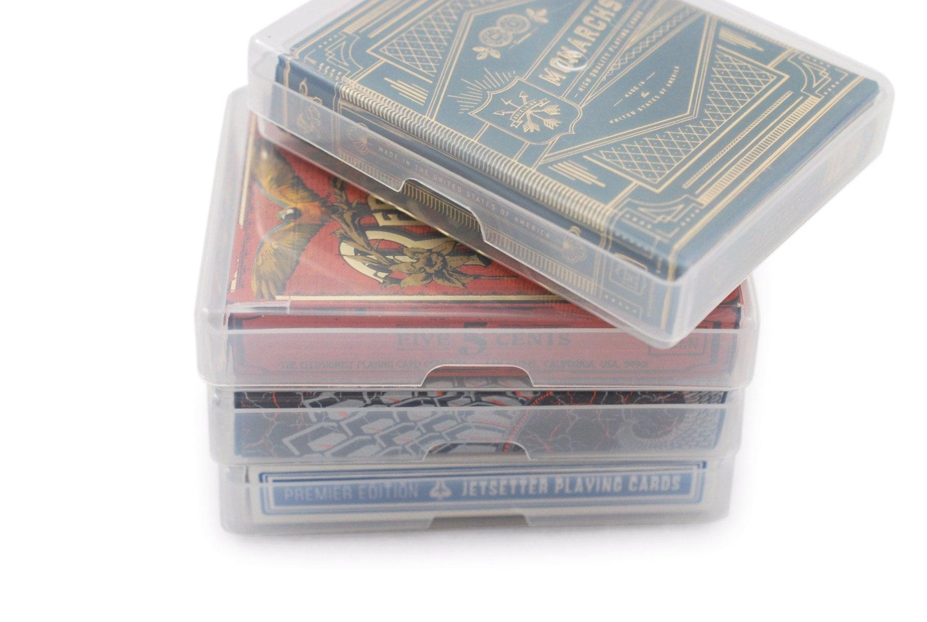 Plastic Playing Card Storage Box-RarePlayingCards.com – Rare Playing Cards