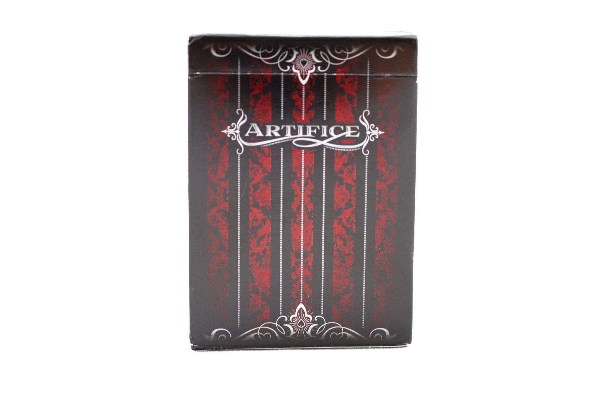 Red Artifice-RarePlayingCards.com – Rare Playing Cards